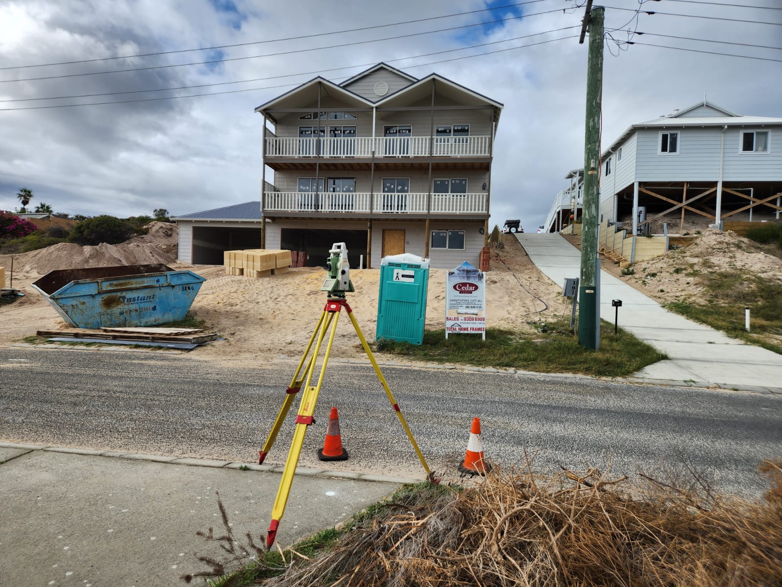 Yanchep boundary retaining wall repeg survey | Perth Boundary Surveys